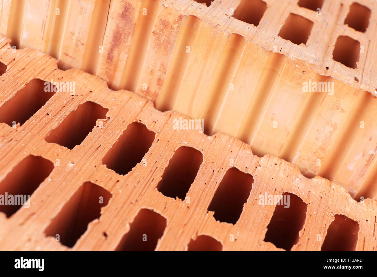 Brown bricks texture, close up Stock Photo - Alamy