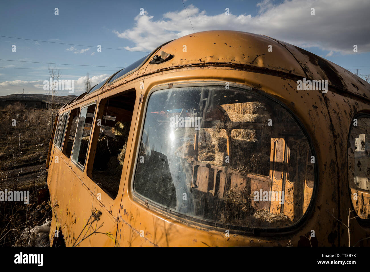 Old soviet bus hi-res stock photography and images - Alamy