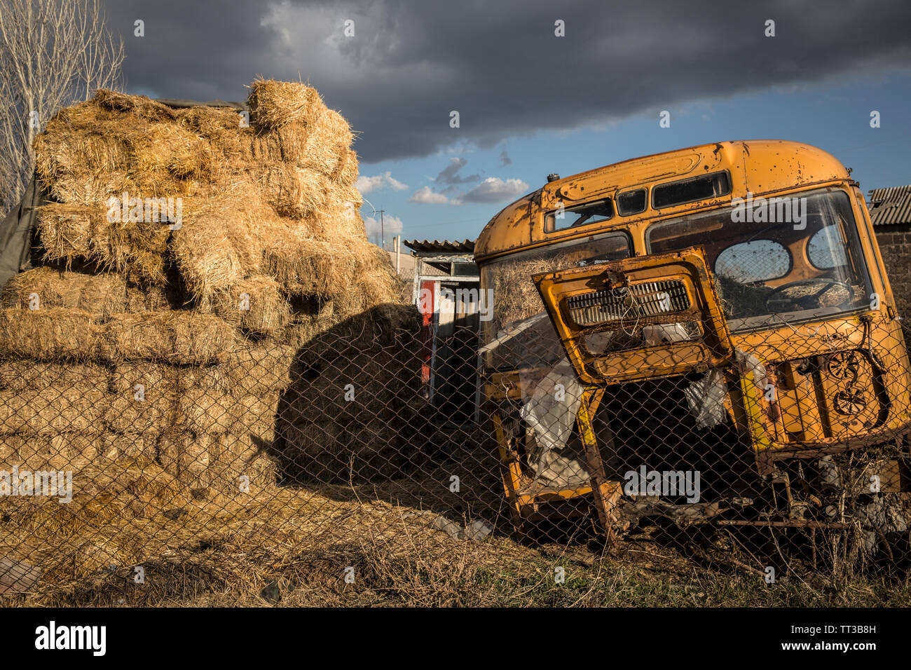 Old soviet bus hi-res stock photography and images - Alamy