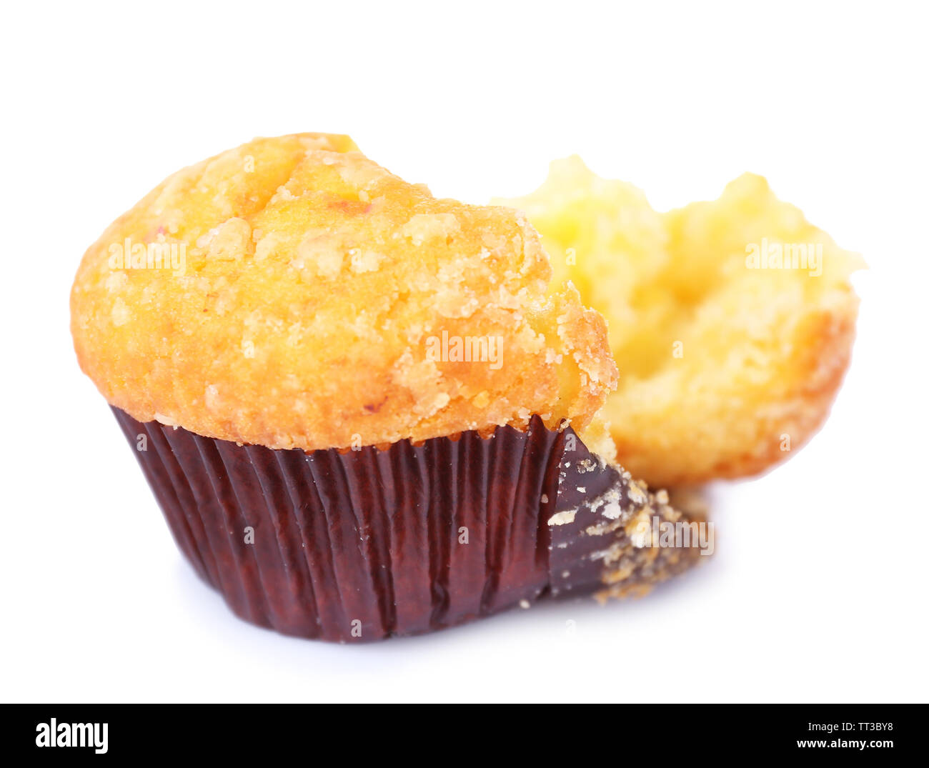 Tasty muffin isolated on white Stock Photo - Alamy