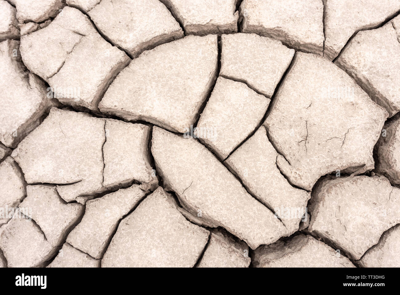 Dried out soil with cracks when dry. Desert Stock Photo - Alamy