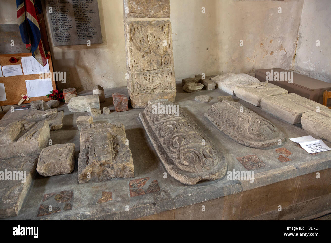 Anglo Saxon carved stone crosses from 9th-11th century, Holy Cross ...