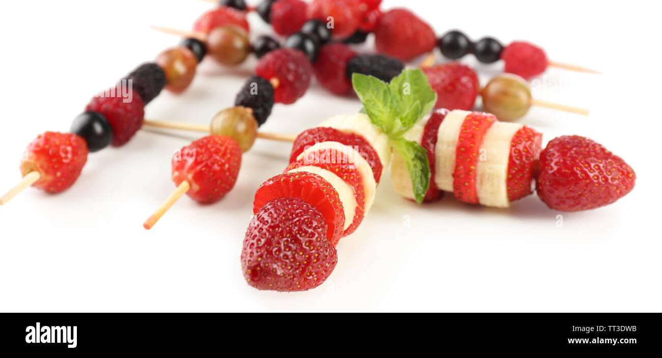 Fruit Kebabs High Resolution Stock Photography and Images - Alamy