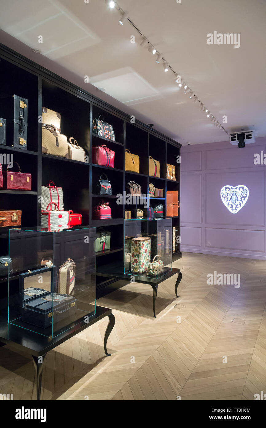 Florence, June 2019, brand new set for the Gucci fashion museum just ...