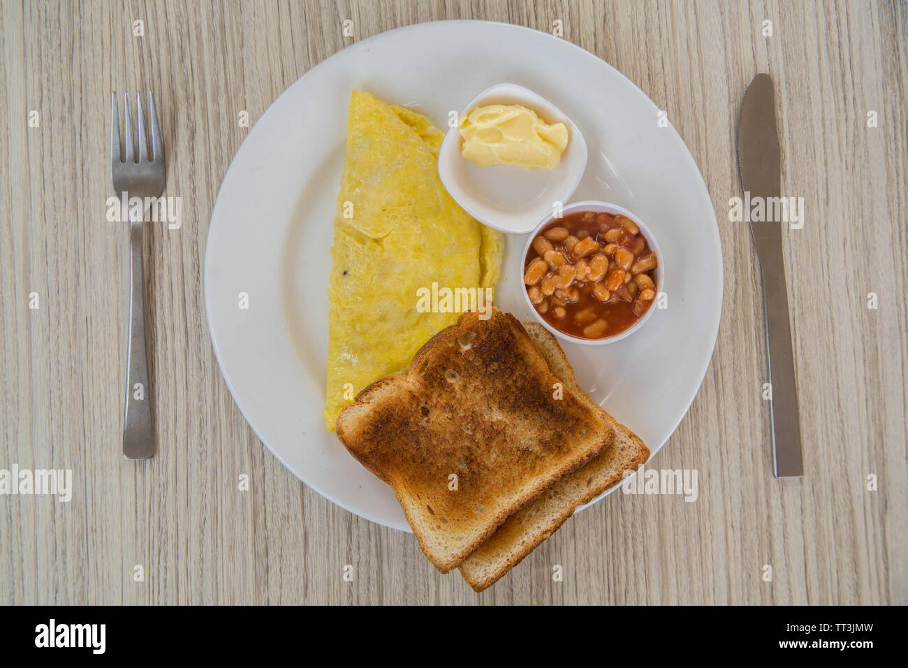 Plate vegetarian breakfast toast hi-res stock photography and images ...