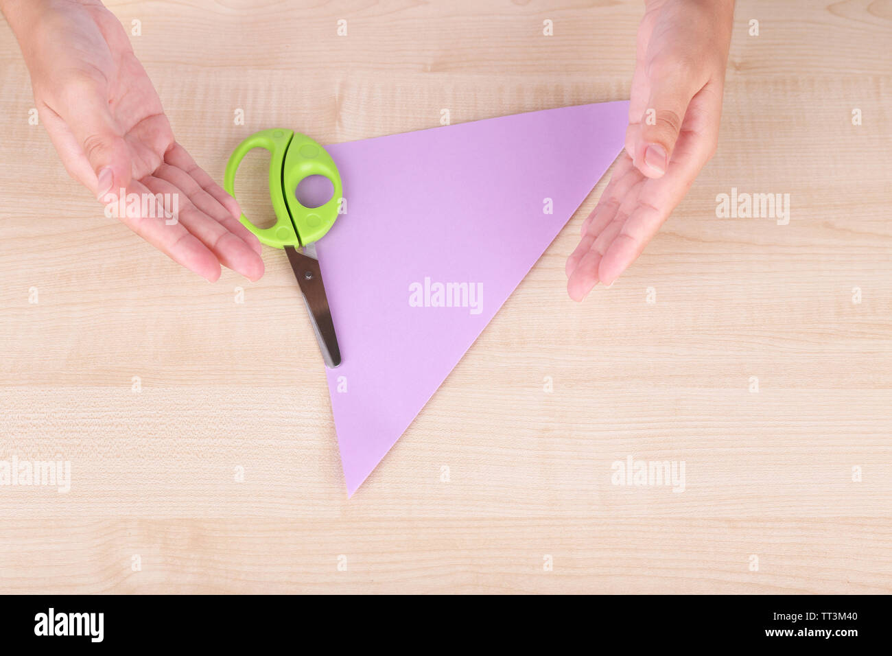 Hands making origami figure, close up Stock Photo - Alamy