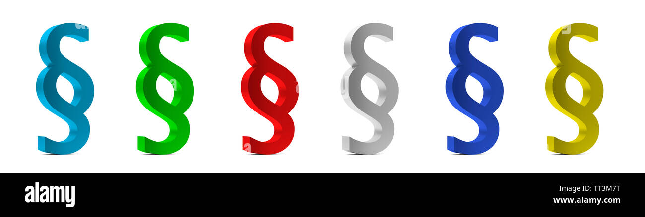 Paragraph Symbol - Illustration Stock Photo - Alamy