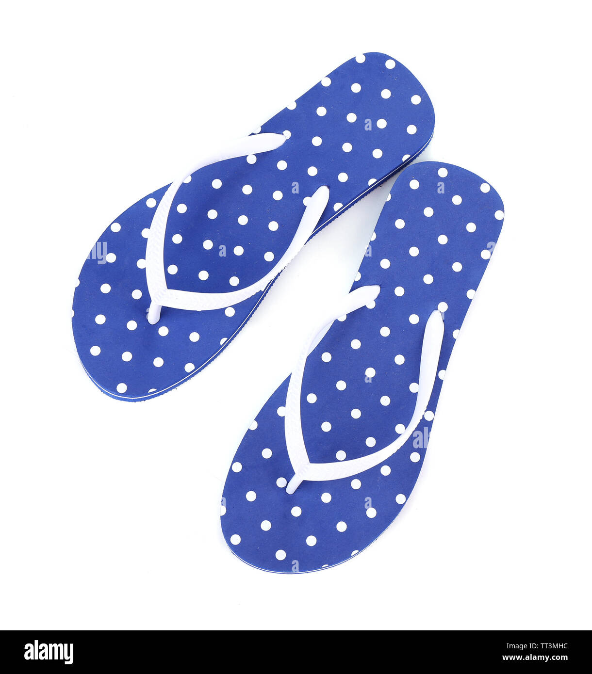 Color flip-flops isolated on white Stock Photo - Alamy