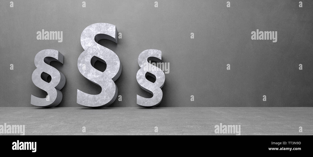 Paragraph Symbol - Illustration Stock Photo - Alamy