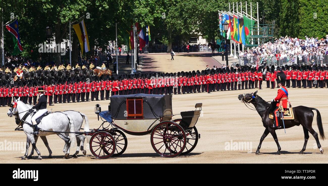 Trooping the Colour 2019, Horse Guards Parade, London, England Stock ...