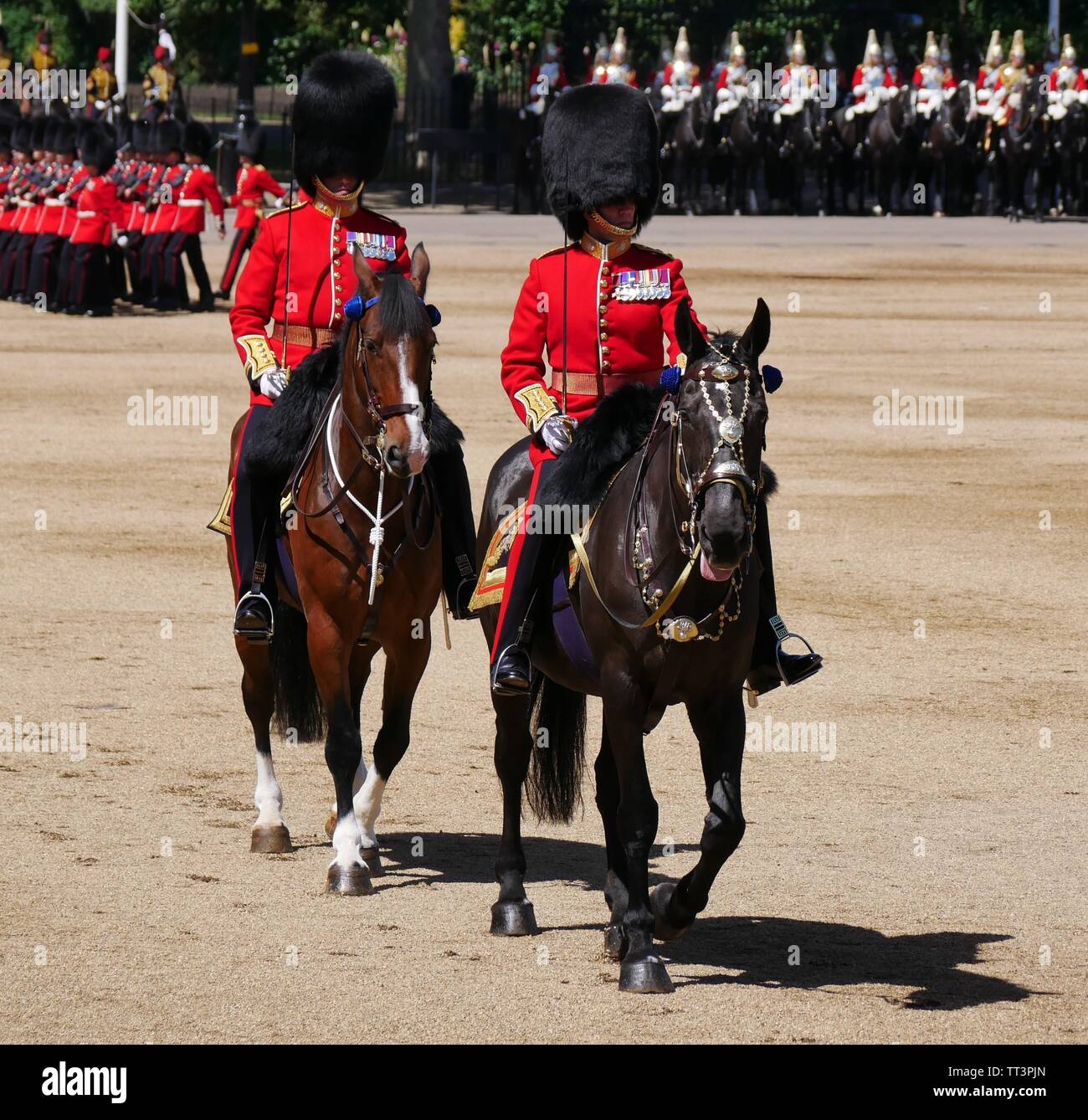 Trooping the Colour 2019, Horse Guards Parade, London, England Stock ...