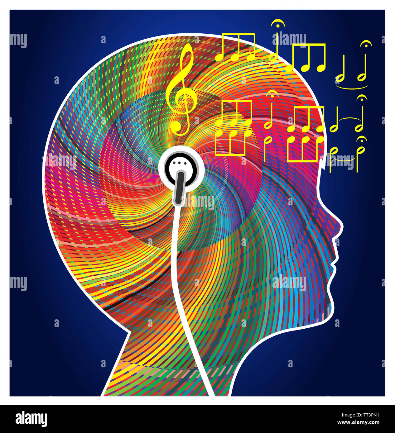 Music activity brain hi-res stock photography and images - Alamy