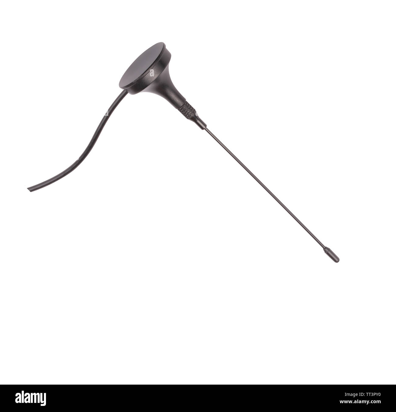 Black Antenna Isolated Stock Photo - Alamy