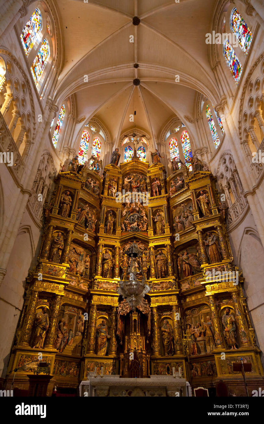 Retablo Mayor, Catedral de Burgos, Burgos, Castilla y León, España ...