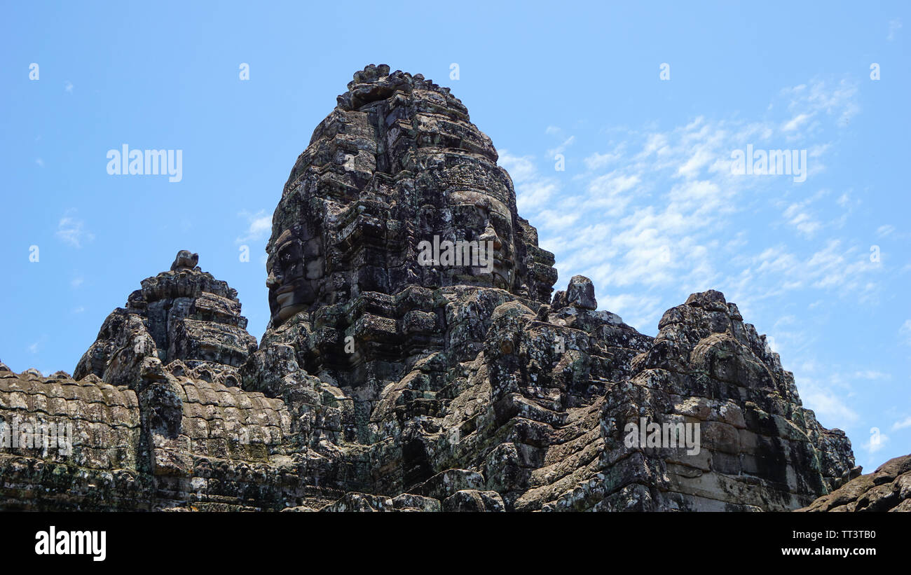 Angkor Was The Capital City Of Khmer Empire Stock Photos & Angkor Was ...