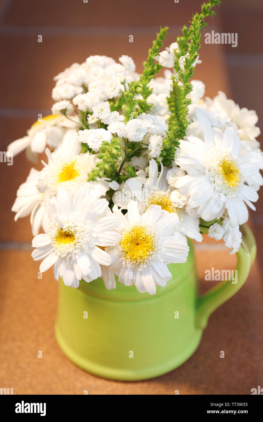 Beautiful flowers in home interior decoration Stock Photo - Alamy
