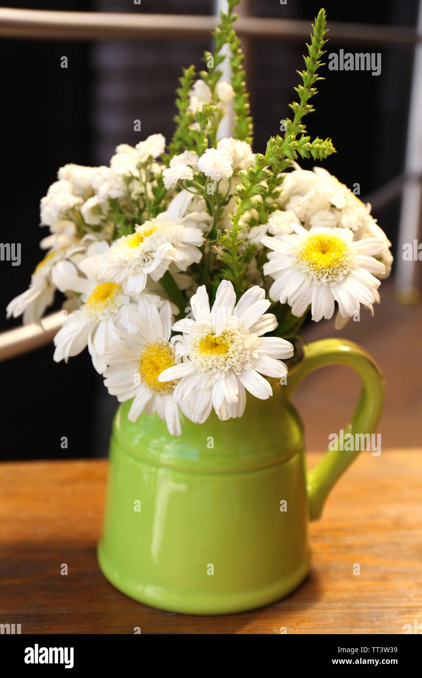 Beautiful flowers in home interior decoration Stock Photo - Alamy