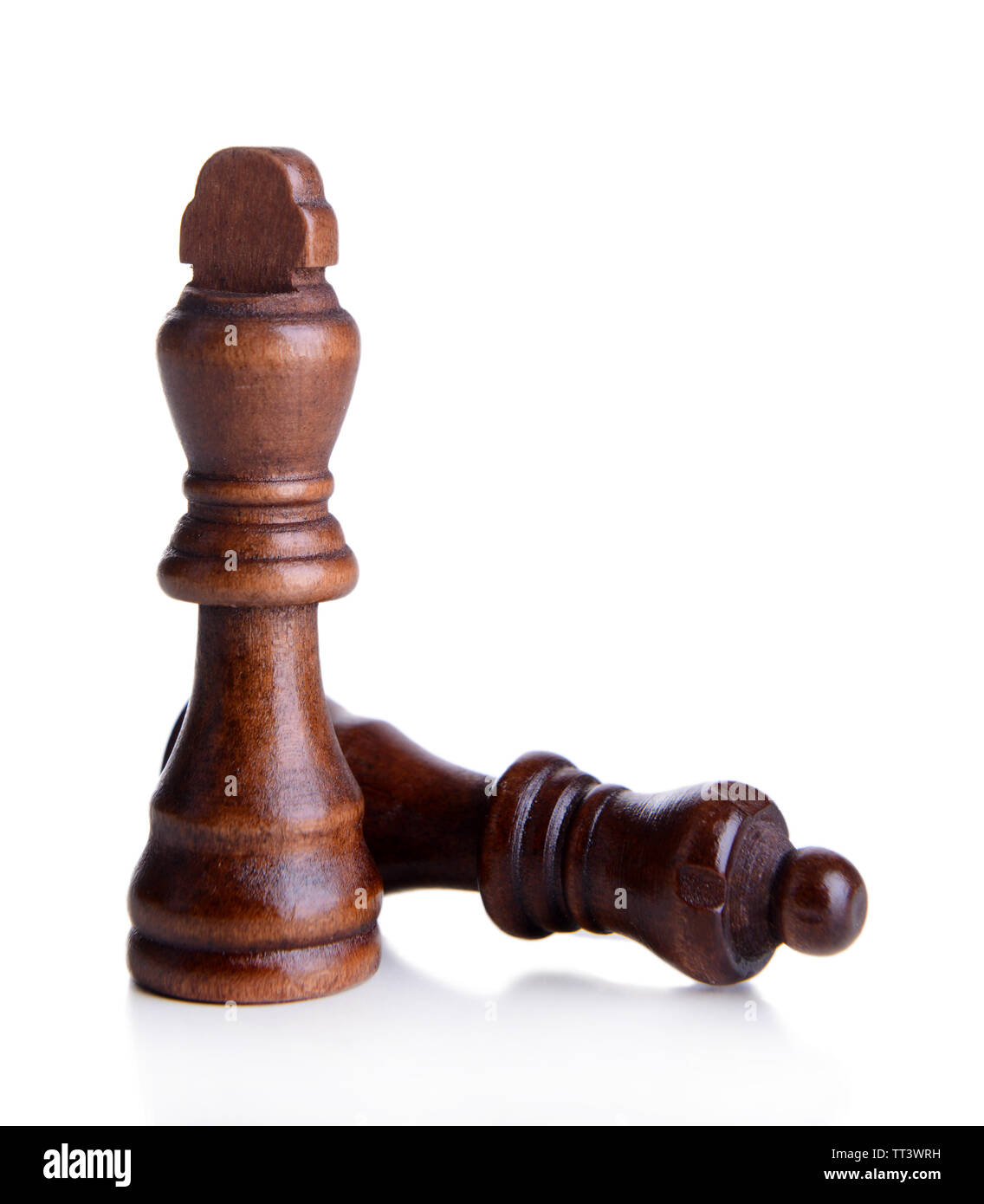 Chess pieces isolated on white Stock Photo - Alamy