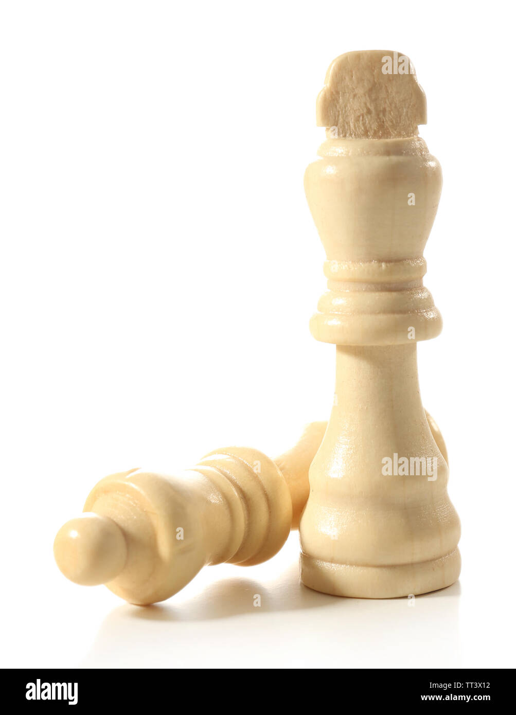 Chess pieces isolated on white Stock Photo - Alamy