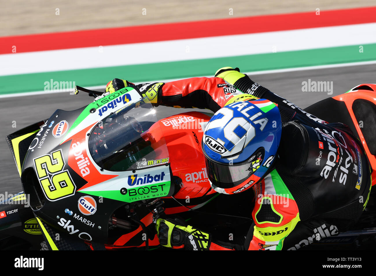 Mugello - Italy, 1 June: Italian Aprilia Racing Team Gresini rider ...
