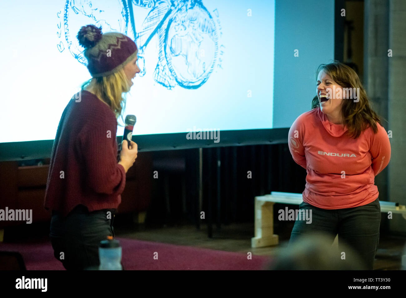 Thu 13 June 2019. Edinburgh, Scotland. Scottish endurance cyclist and ...