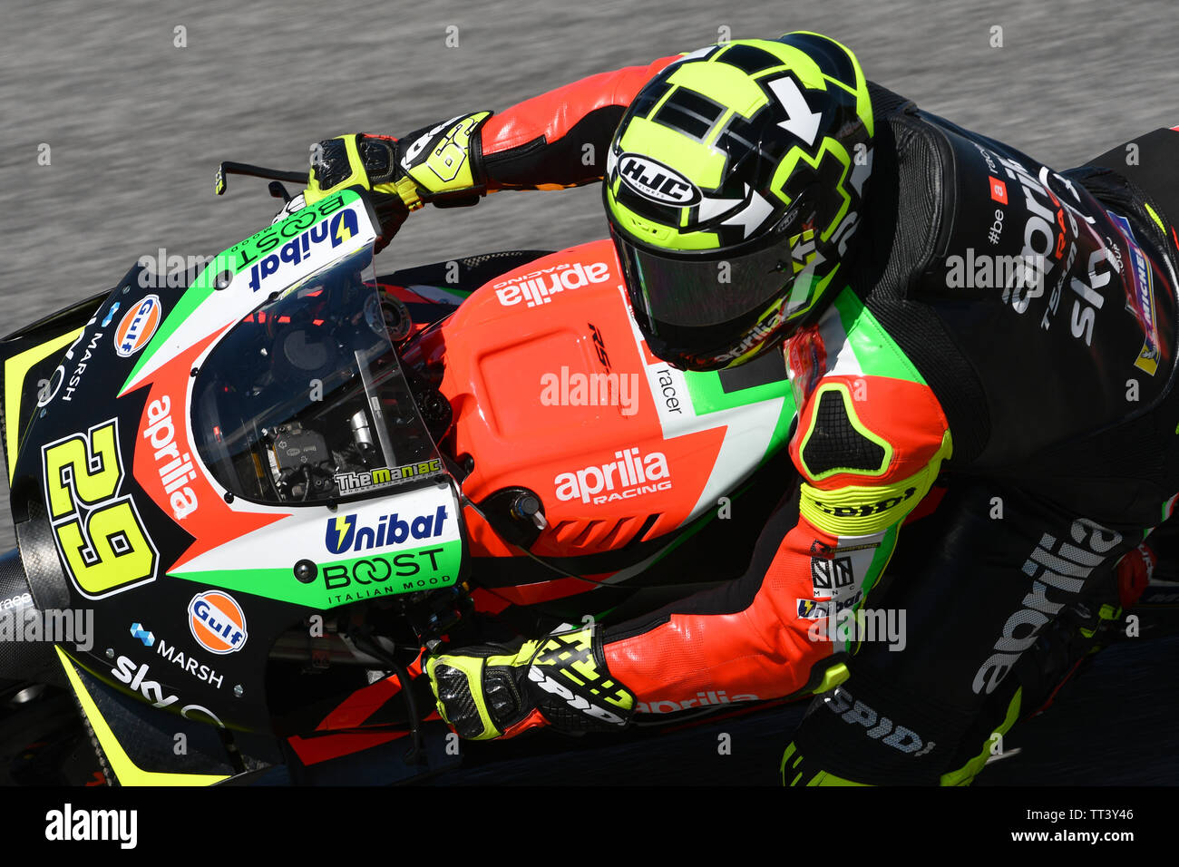 Mugello - Italy, 1 June: Italian Aprilia Racing Team Gresini rider ...