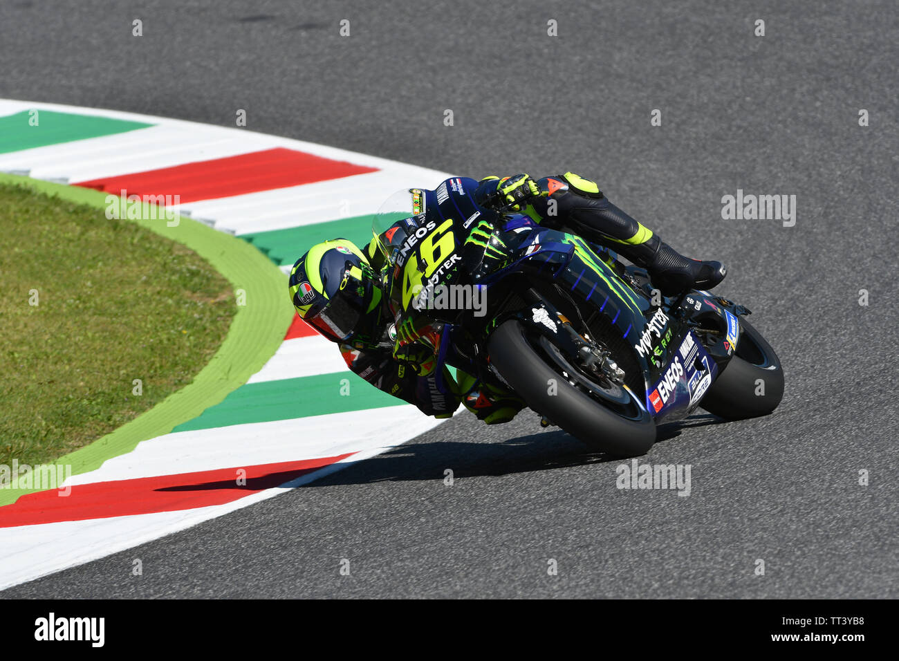 Mugello - Italy, 1 June: Italian Yamaha Factory Racing rider Valentino ...