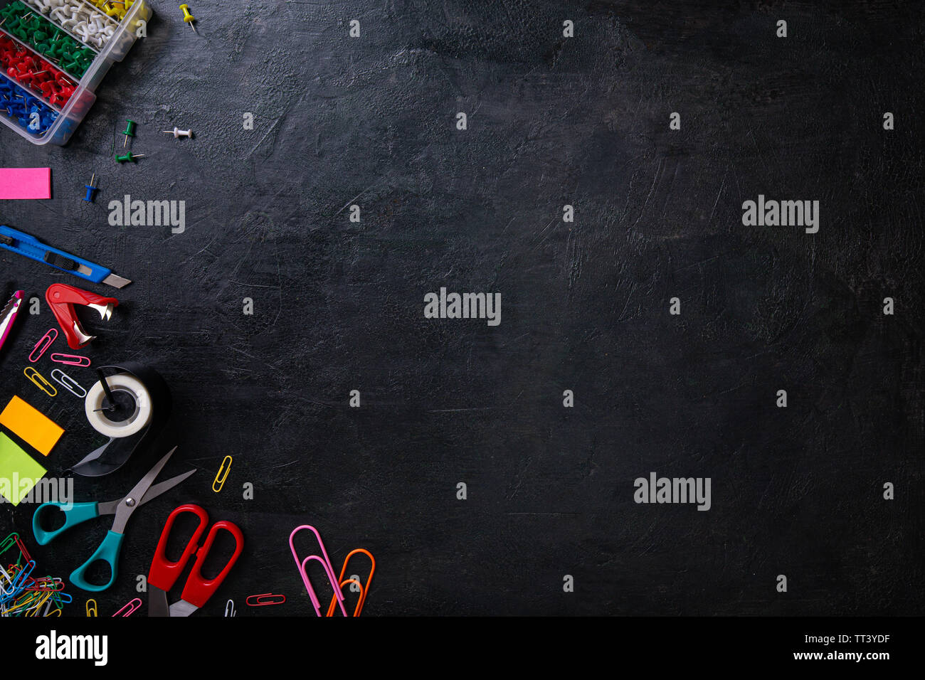 Office tools background hi-res stock photography and images - Alamy