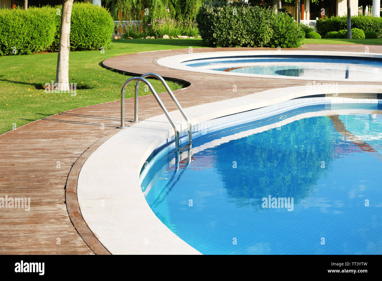 Hotel swimming pool Stock Photo - Alamy