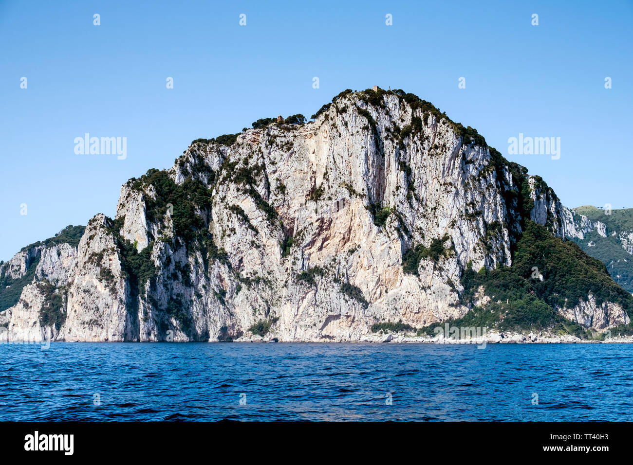 Cliffs of Capri, Italy Stock Photo - Alamy
