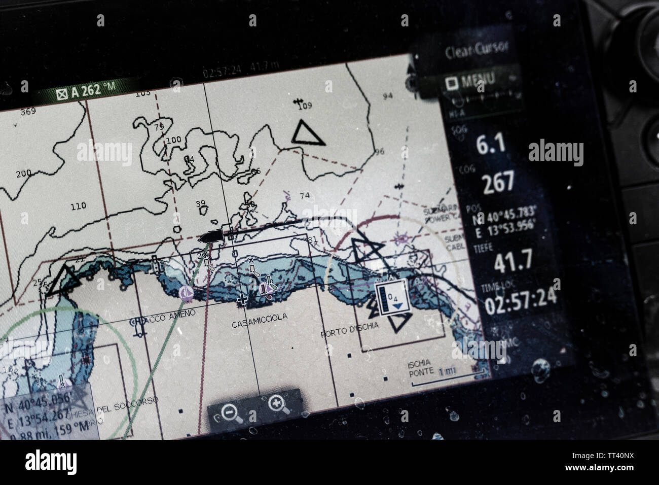 Gps chartplotter hi-res stock photography and images - Alamy