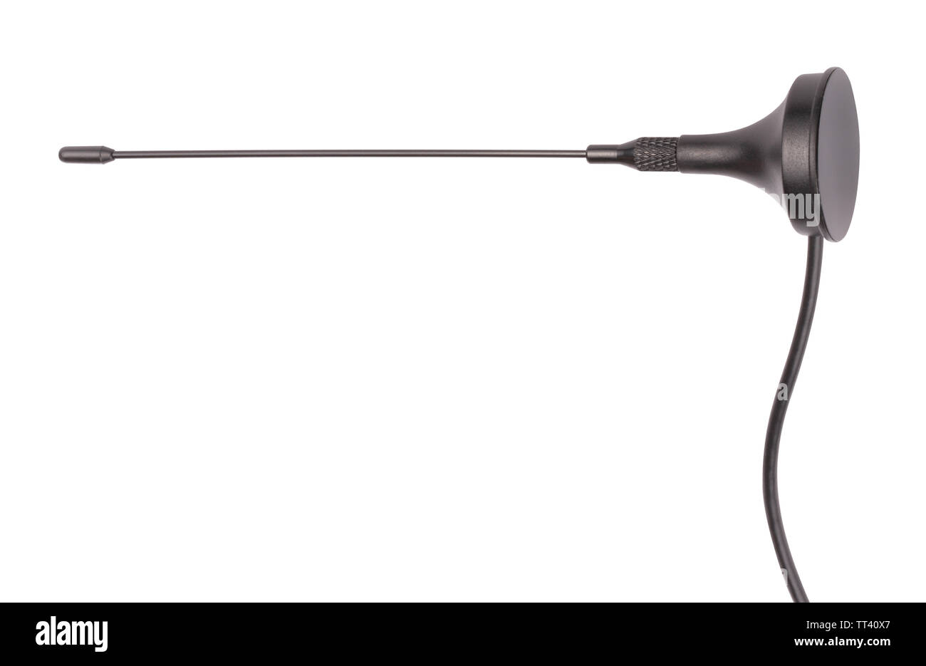 Black Antenna Isolated Stock Photo - Alamy