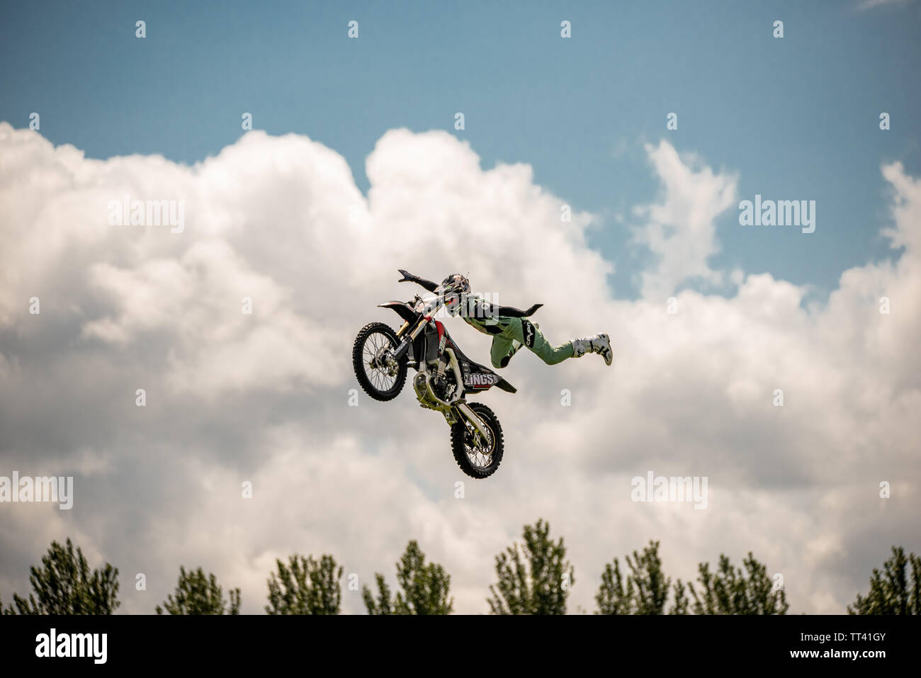 Freestyle motorcycle display hi-res stock photography and images - Alamy