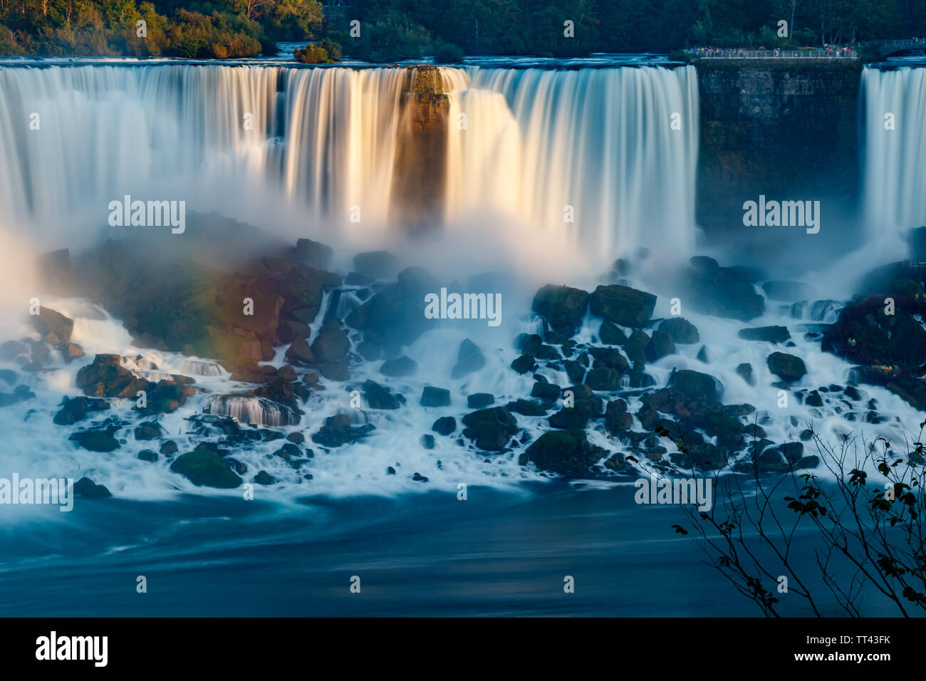 Fantastic Niagara Falls view, Canadian Falls, Ontario, Canada Stock ...