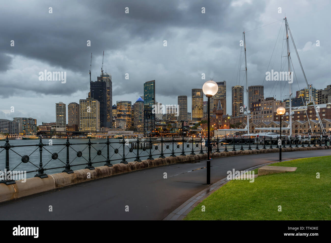 The Rocks Sydney Night High Resolution Stock Photography and Images - Alamy
