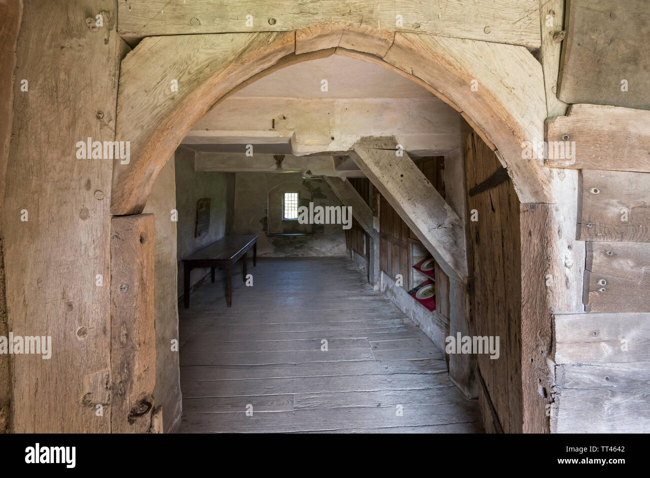 Stokesay castle shropshire interior hi-res stock photography and images ...