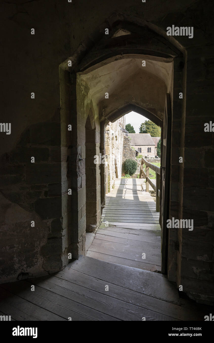 Stokesay castle shropshire interior hi-res stock photography and images ...