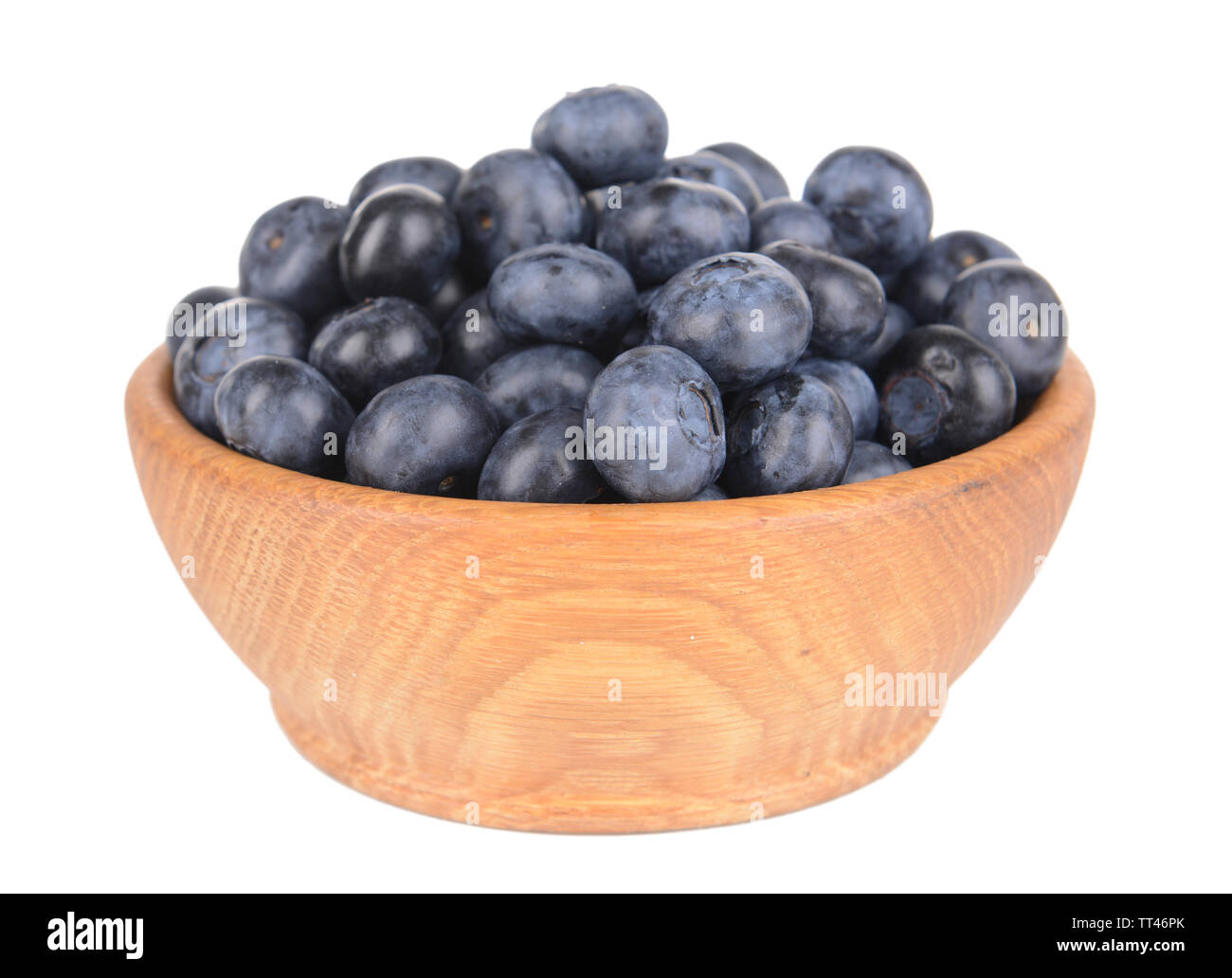 Delicious blueberries in bowl isolated on white Stock Photo - Alamy