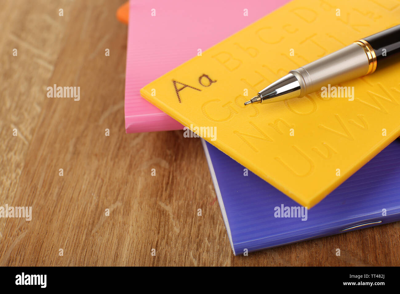 Writing trainer for children, close up Stock Photo - Alamy