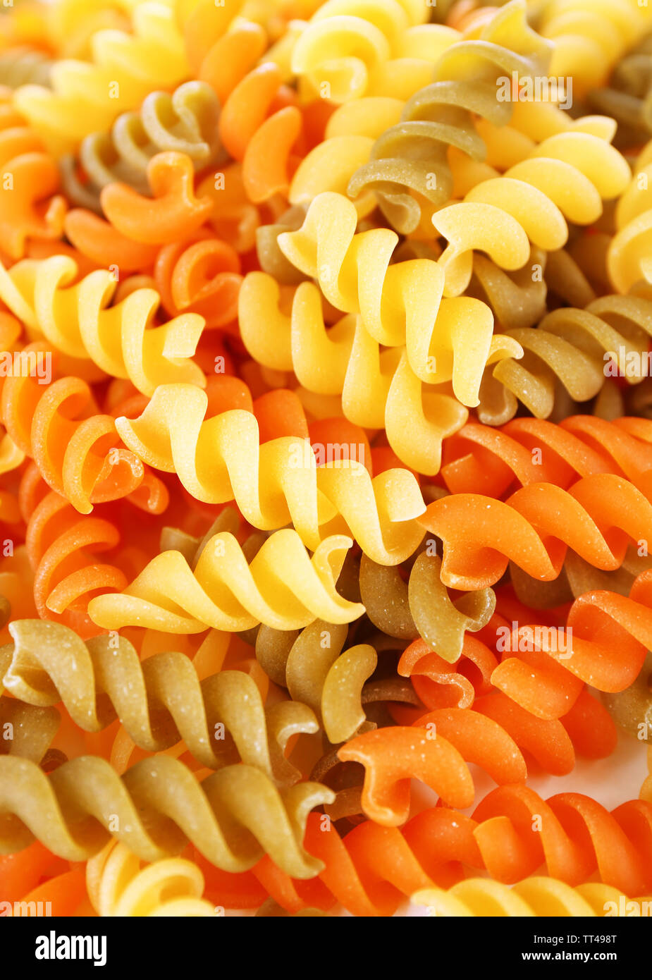Colorful pasta, close-up Stock Photo - Alamy