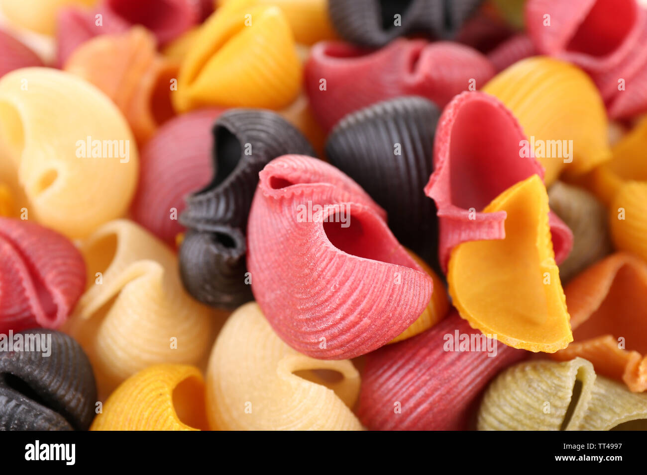Colorful pasta, close-up Stock Photo - Alamy