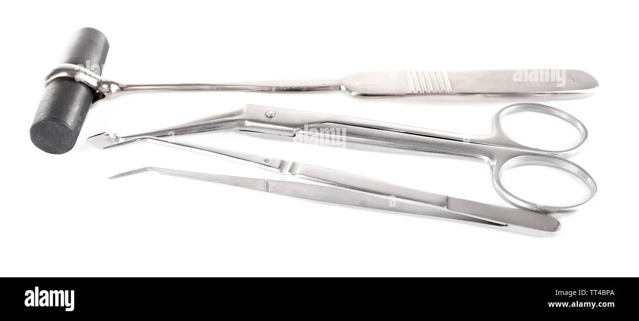 Operation kit isolated on white Stock Photo - Alamy