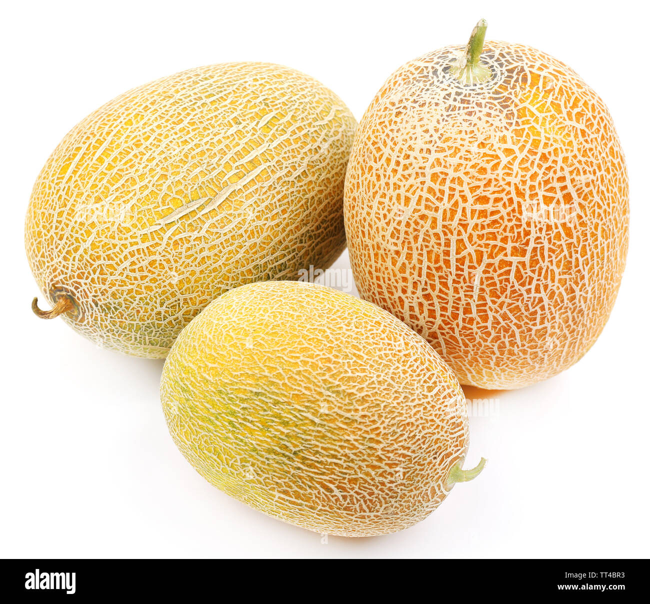 Melons isolated on white Stock Photo - Alamy