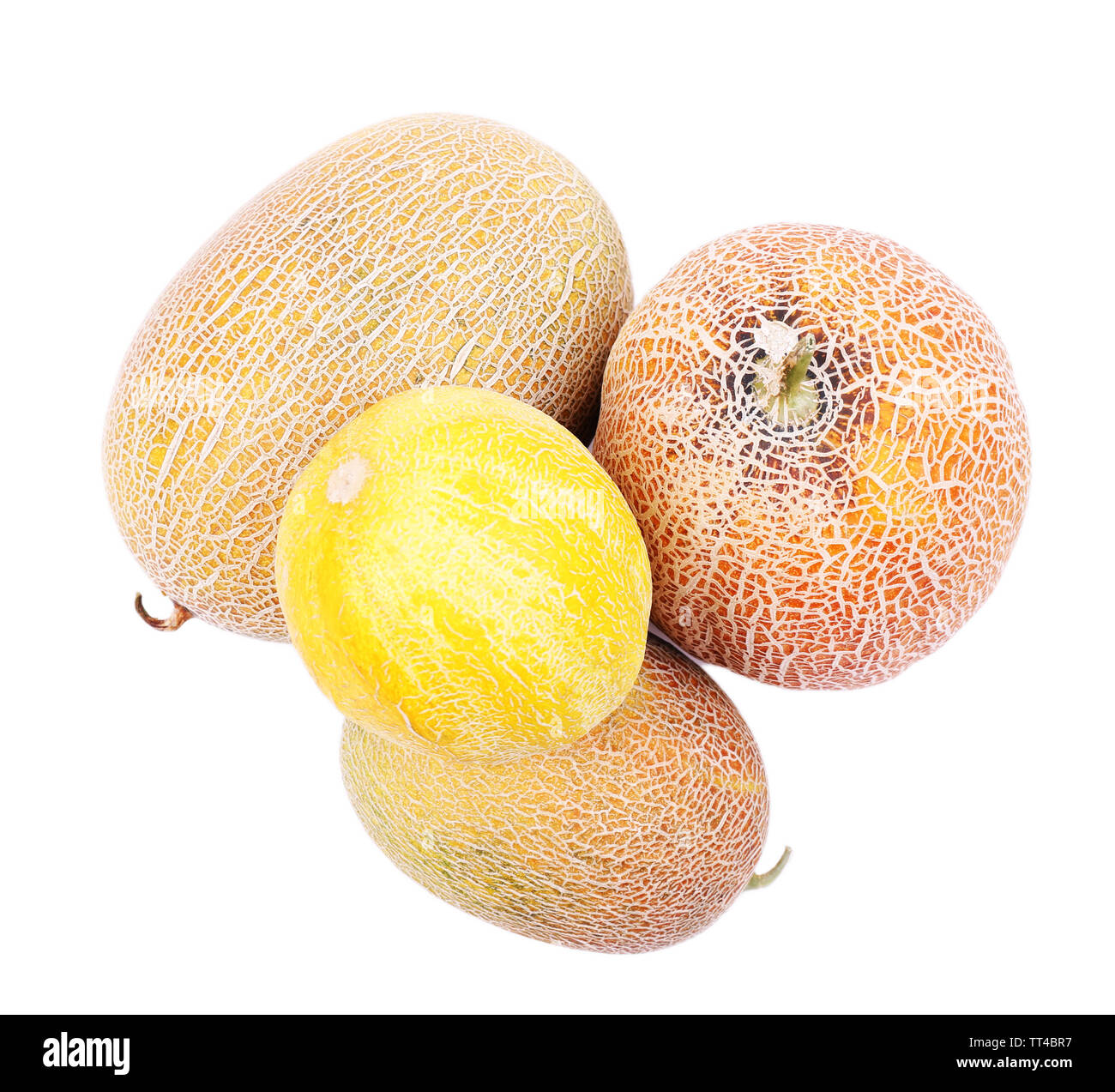 Melons isolated on white Stock Photo - Alamy