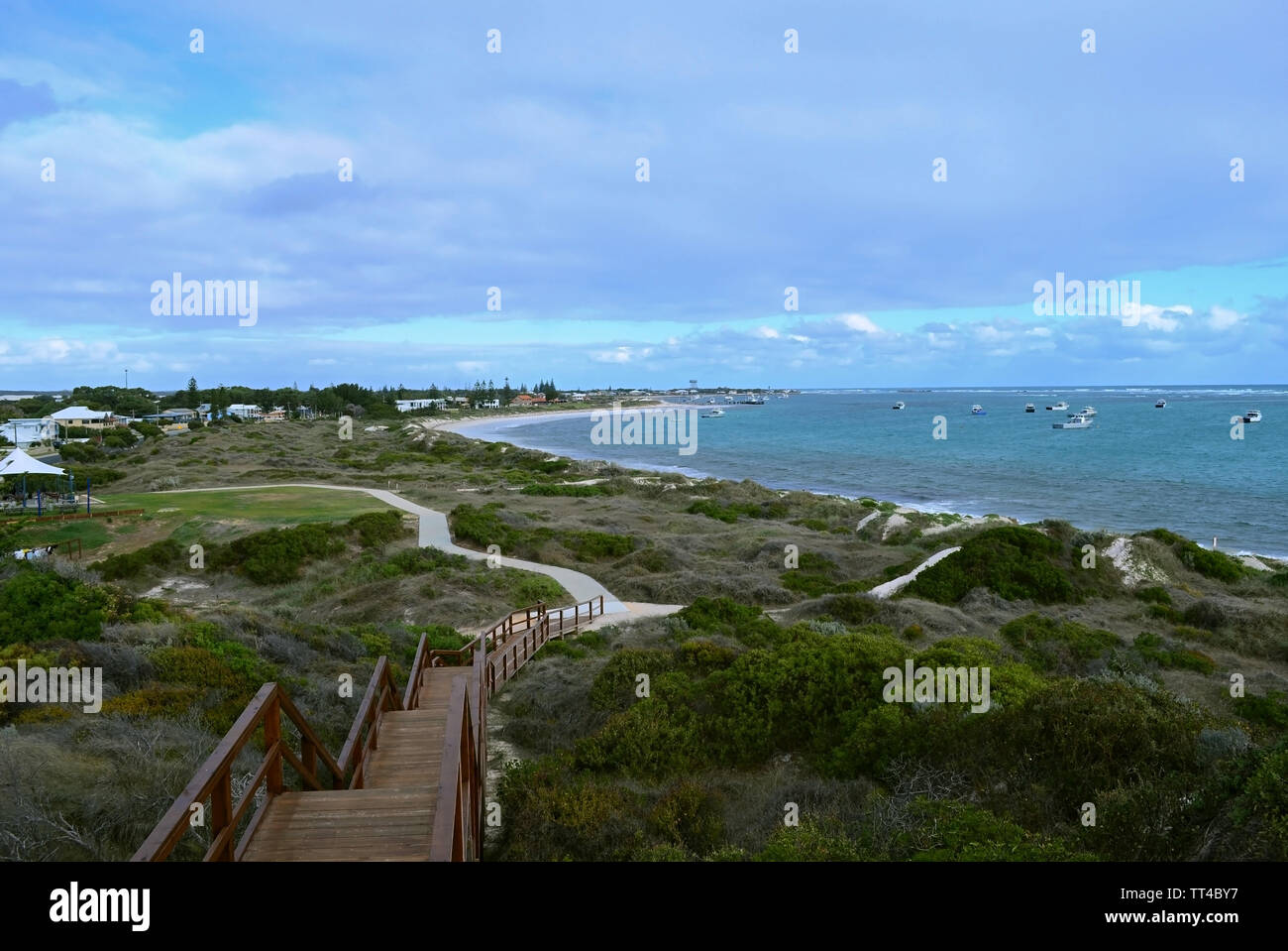 Lancelin Town And Beach, Perth, Western Australia, WA, Indian Ocean ...