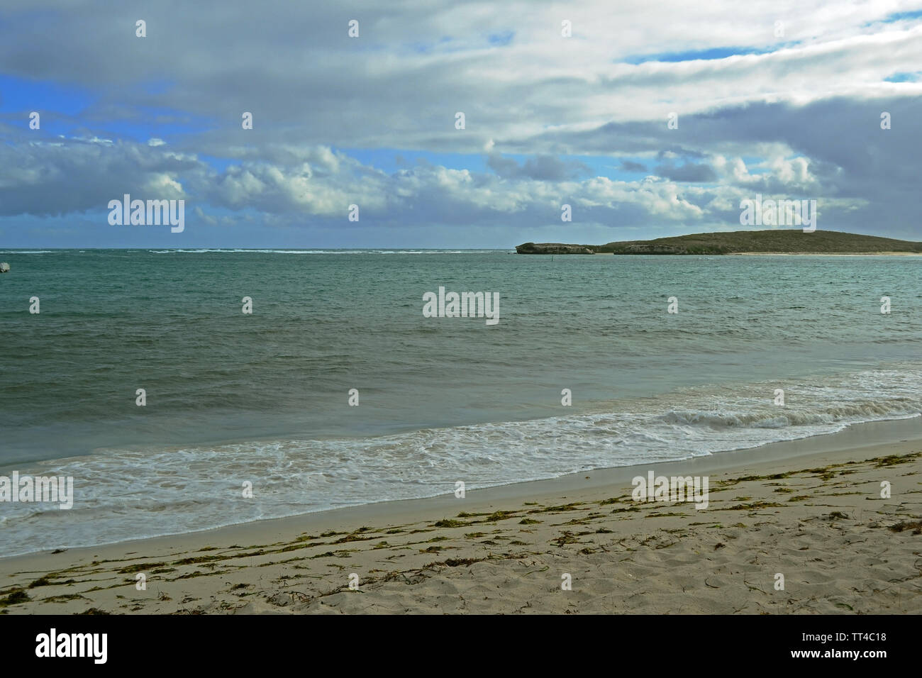 Beach at Lancelin, Perth, Western Australia, WA, Indian Ocean ...