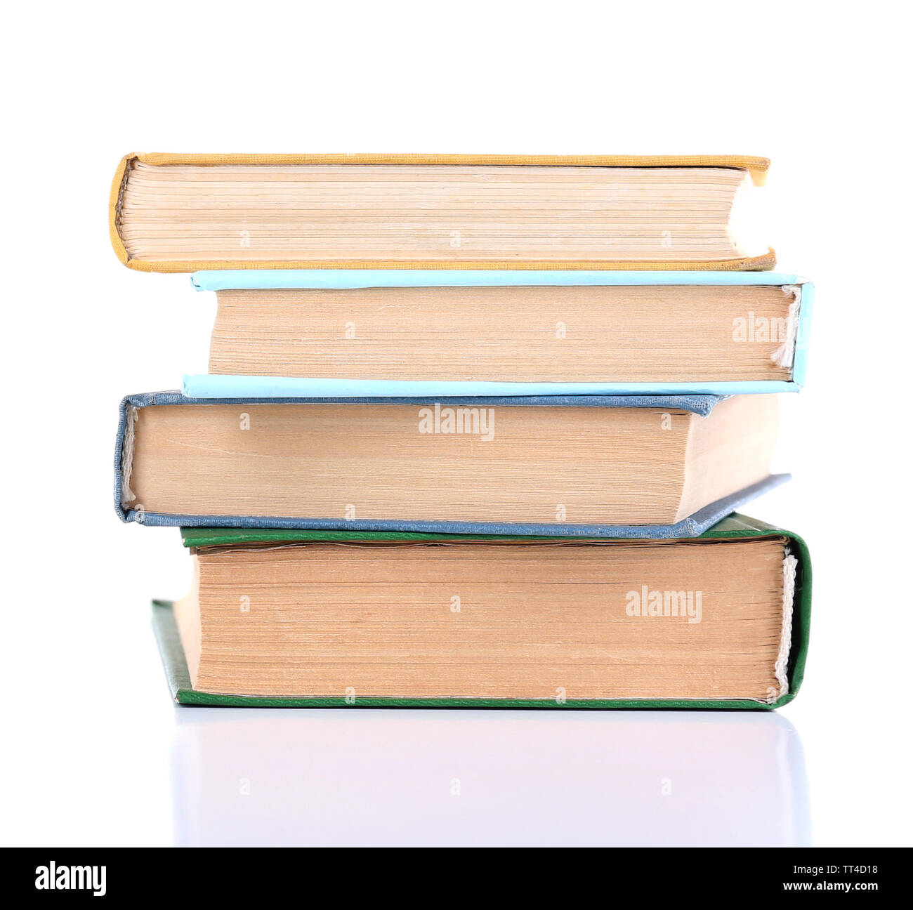 Books isolated on white Stock Photo - Alamy