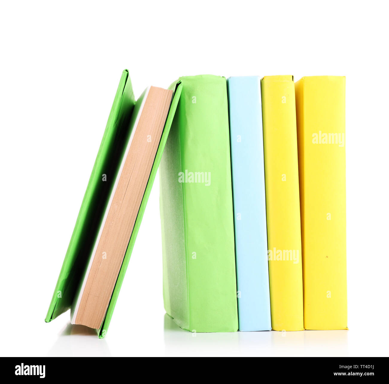 Books isolated on white Stock Photo - Alamy