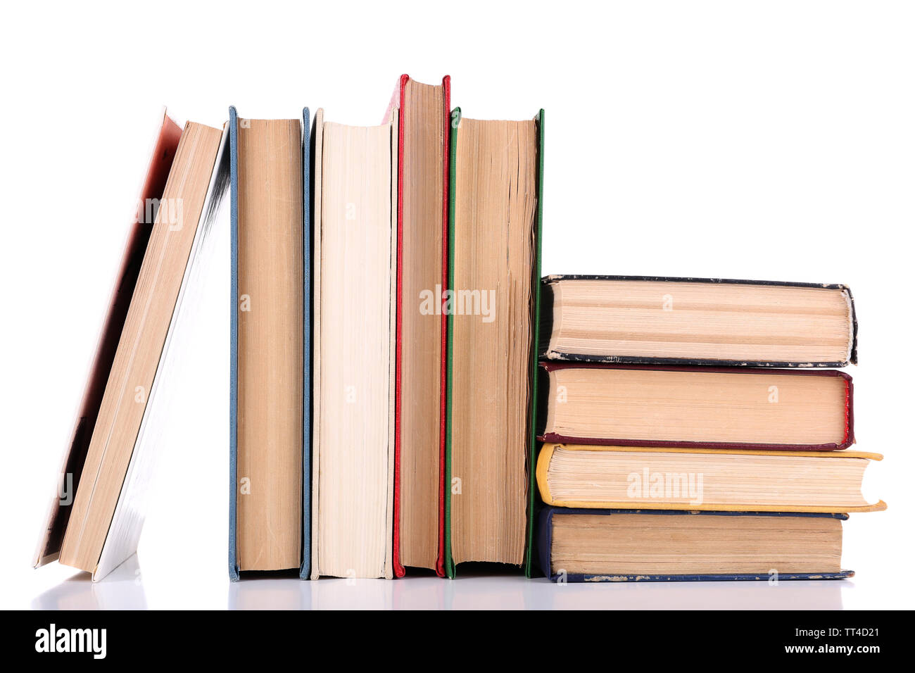 Books isolated on white Stock Photo - Alamy