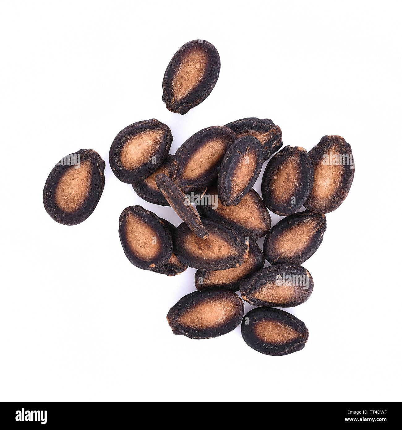 watermelon seeds isolated on white background Stock Photo - Alamy